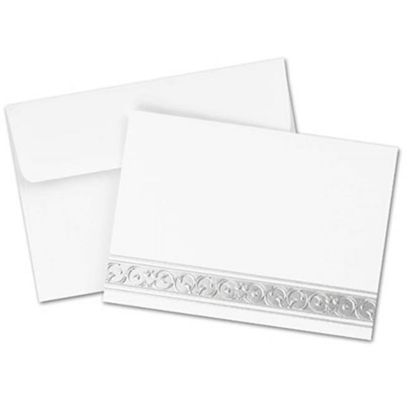 Great Papers 20103856 Silver Filigree Note Card - Walmart.com
