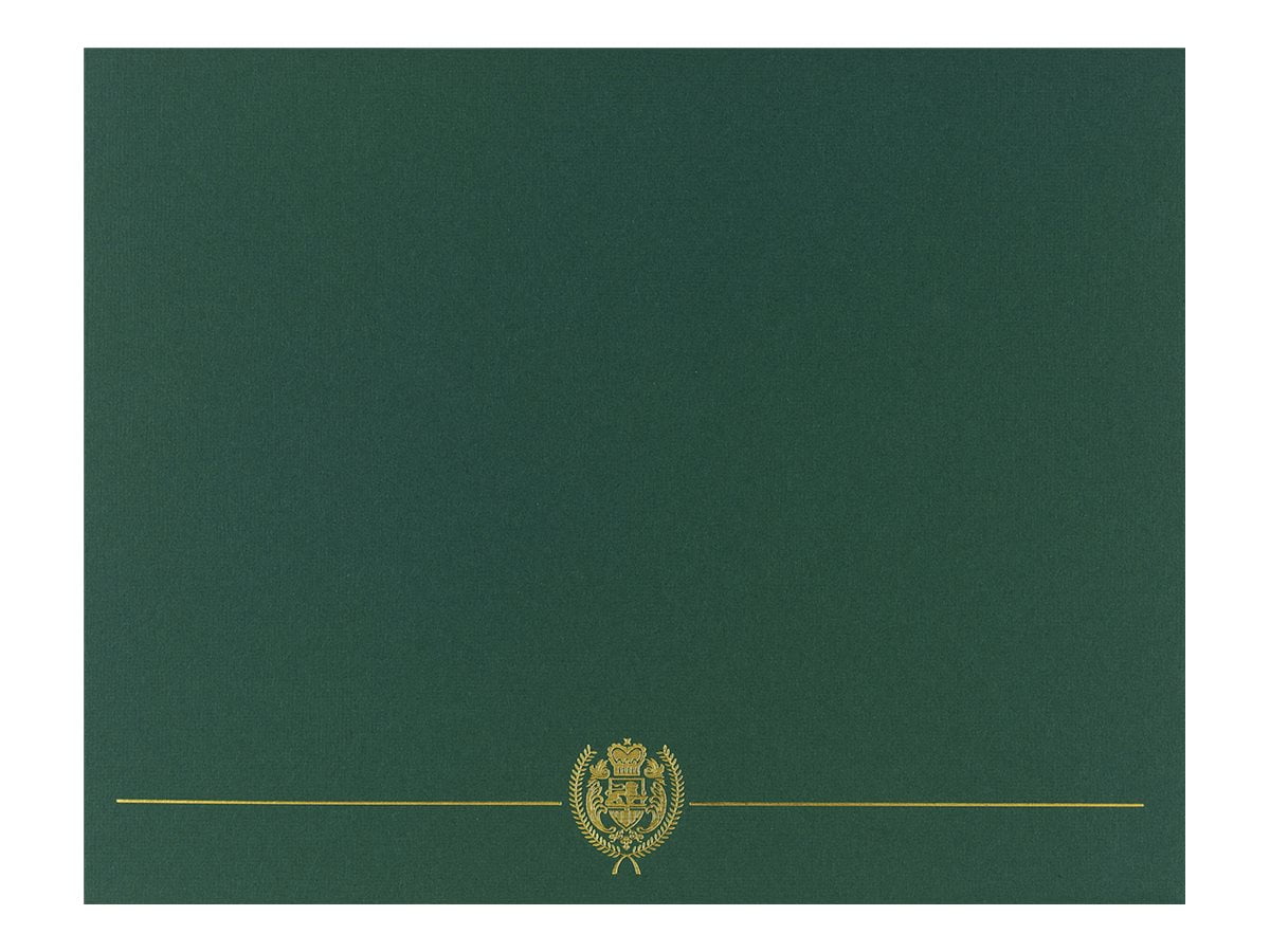 Great Papers! Classic Crest Certificate Cover, Hunter Green, 25 Pack ...