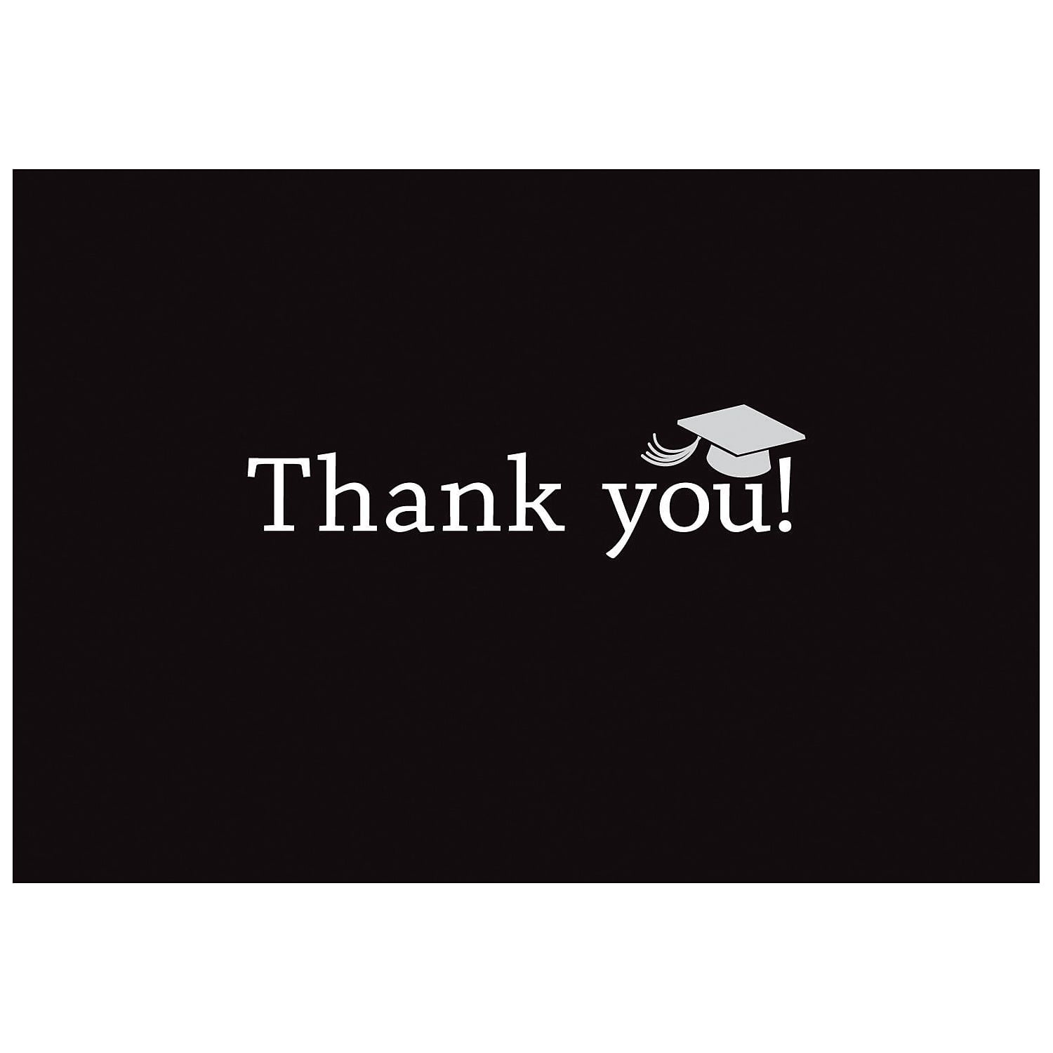 Great Papers! 50-Pack Classic Graduation Thank You Note Cards with ...
