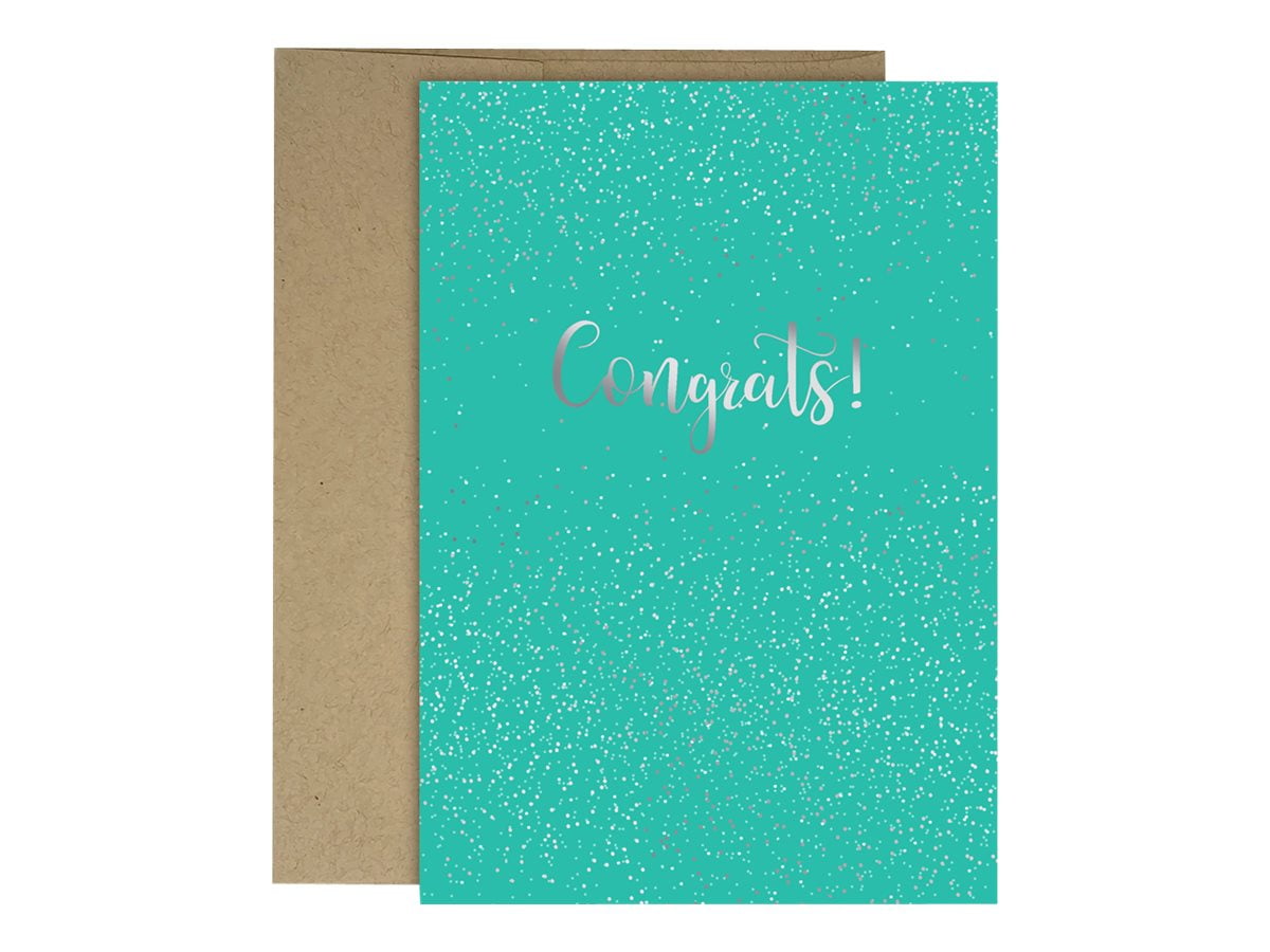 Great Papers! Congratulations Card with Envelope 6.75" x 4.75" Sparkle ...