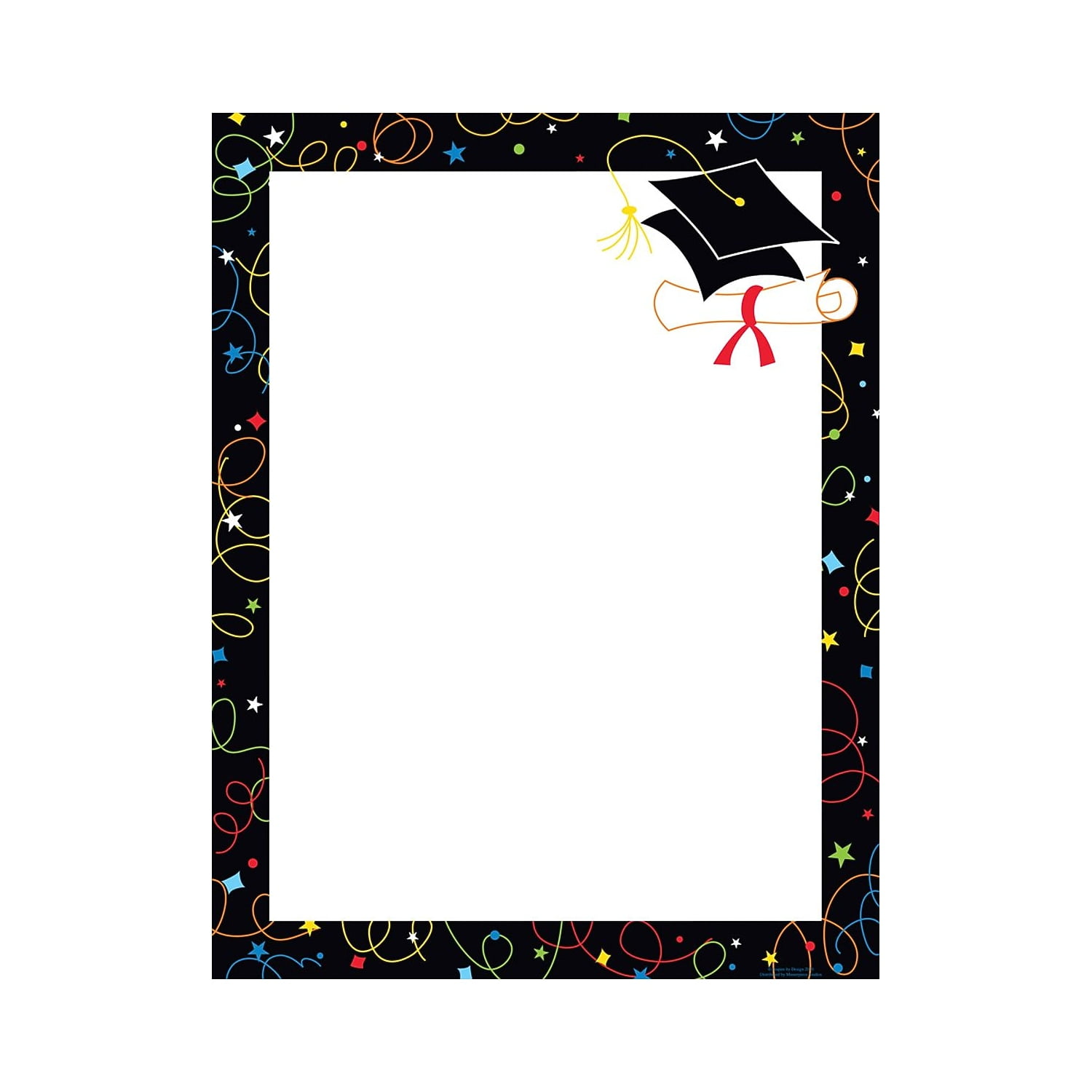 Great Papers! Grad Swirls Stationery Letterhead, 8.5" x 11", 50 sheets ...