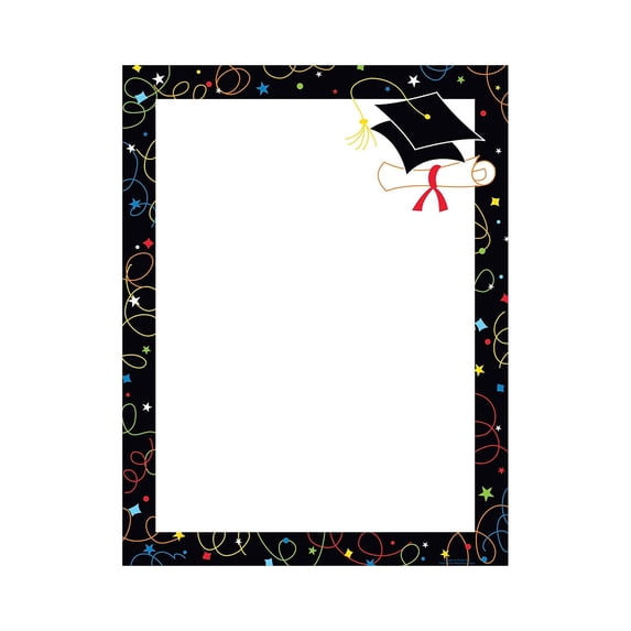 Great Papers! Grad Swirls Stationery Letterhead, 8.5" x 11", 50 sheets ...