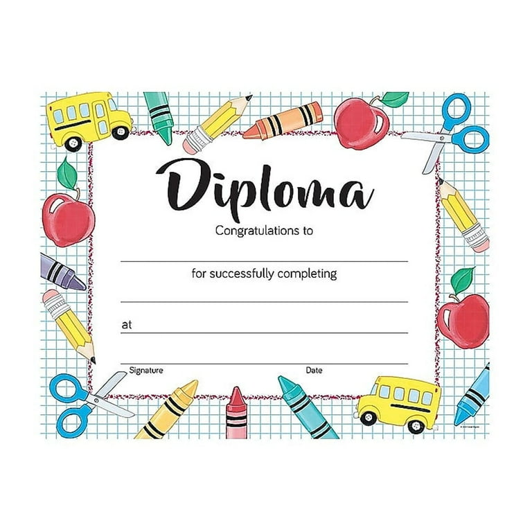 Printable 8th Grade Promotion Certificates 25 Colorful Preschool