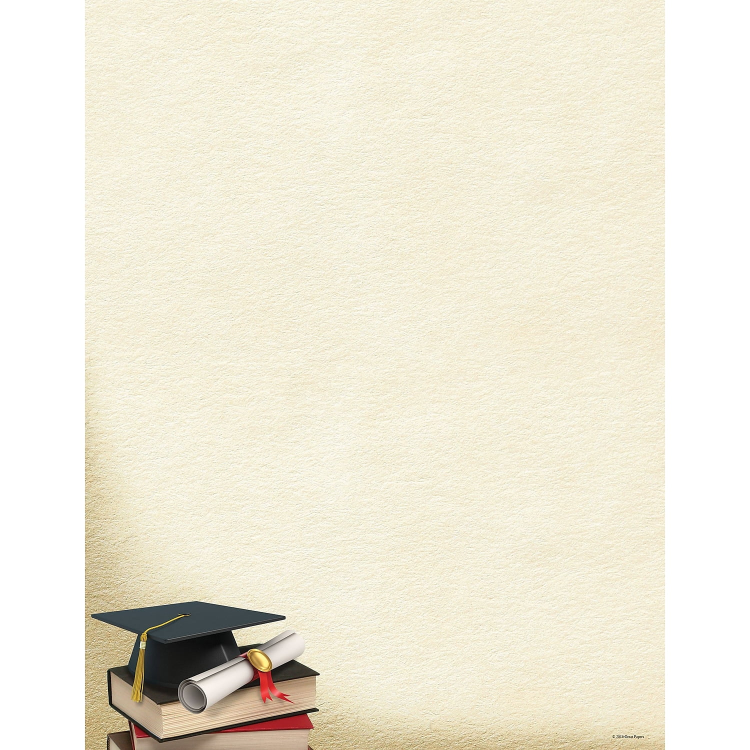 Great Papers! Graduation Letterhead Grad Corner 80/Pack (2015117 ...
