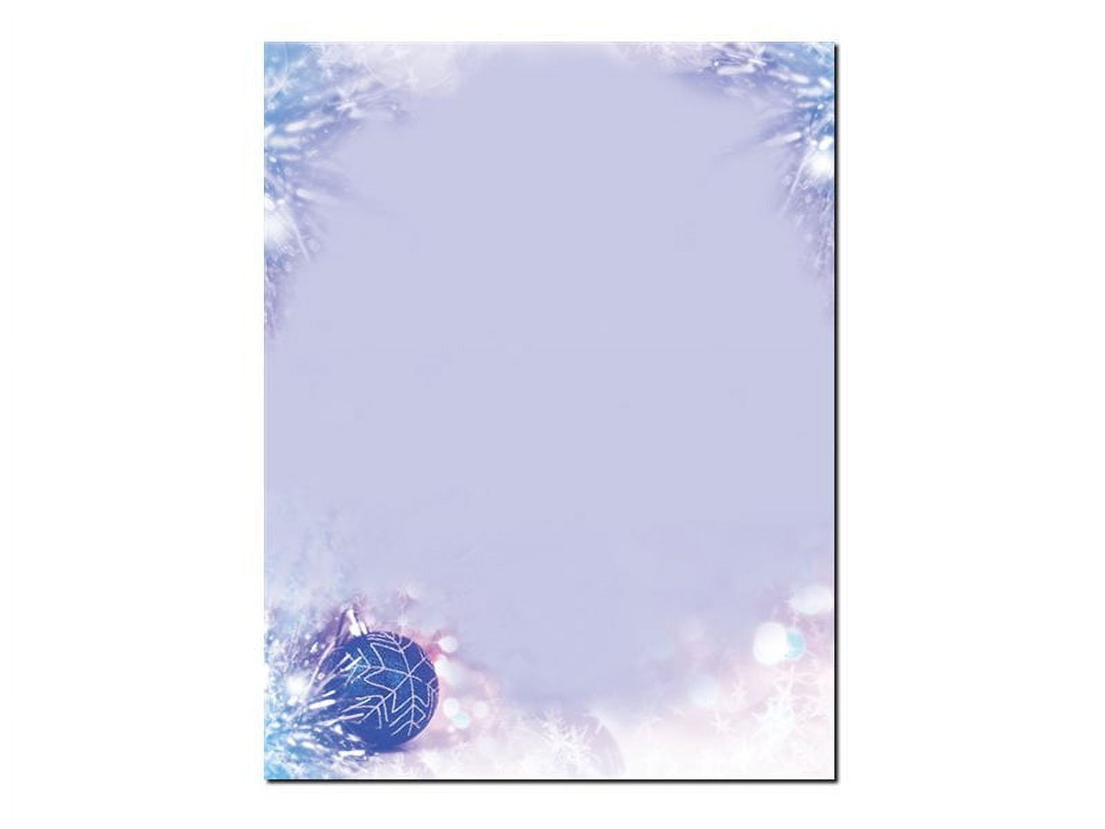 "Great Papers! 50 Sheets 8.5"" x 11"" Holiday Sparkle Letterhead ...