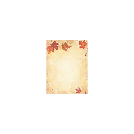 Great Papers Holiday Stationery Fall Leaves 80/Count 2014075 - Walmart.com