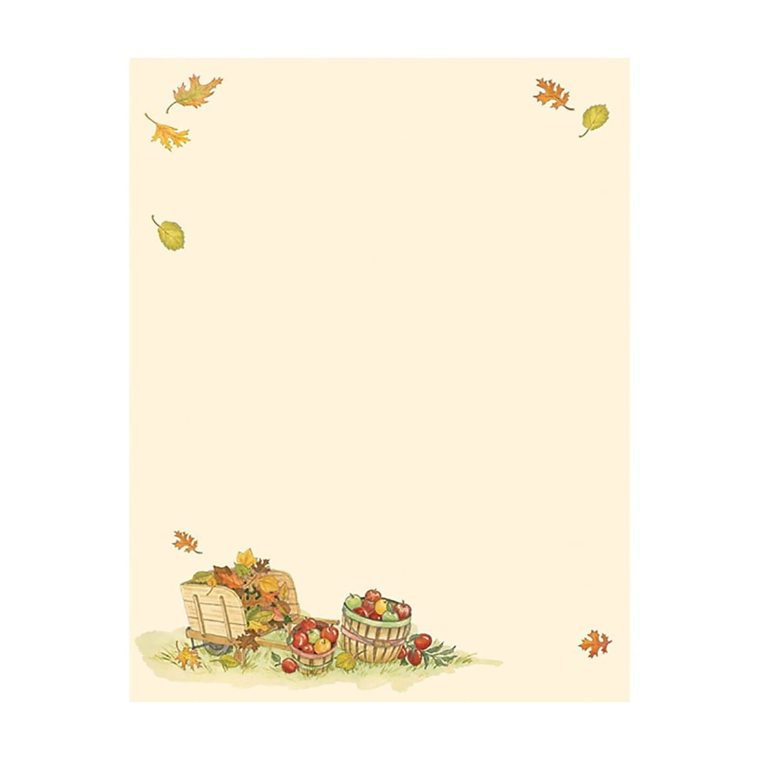 Great Papers Holiday Stationery Harvest Apples 80/Count (2014325 ...