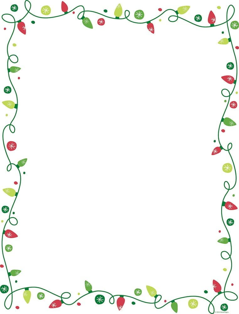 Great Papers! String Of Lights Foil Letterhead, 40 count, 11" x 8.5 ...