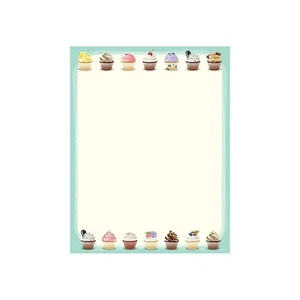 Great Papers! Iced Cupcakes Everyday Letterhead Multicolor 80/Pack ...