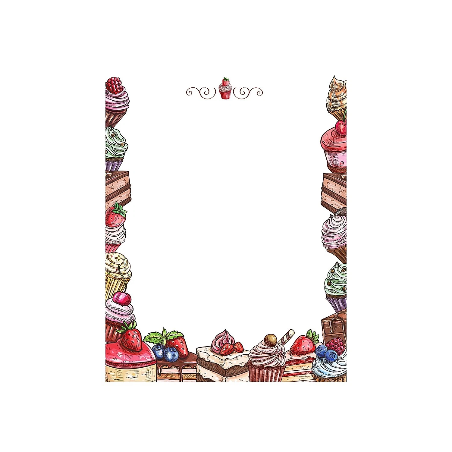 Great Papers! Indulgence Everyday Letterhead Multicolor 80/Pack ...