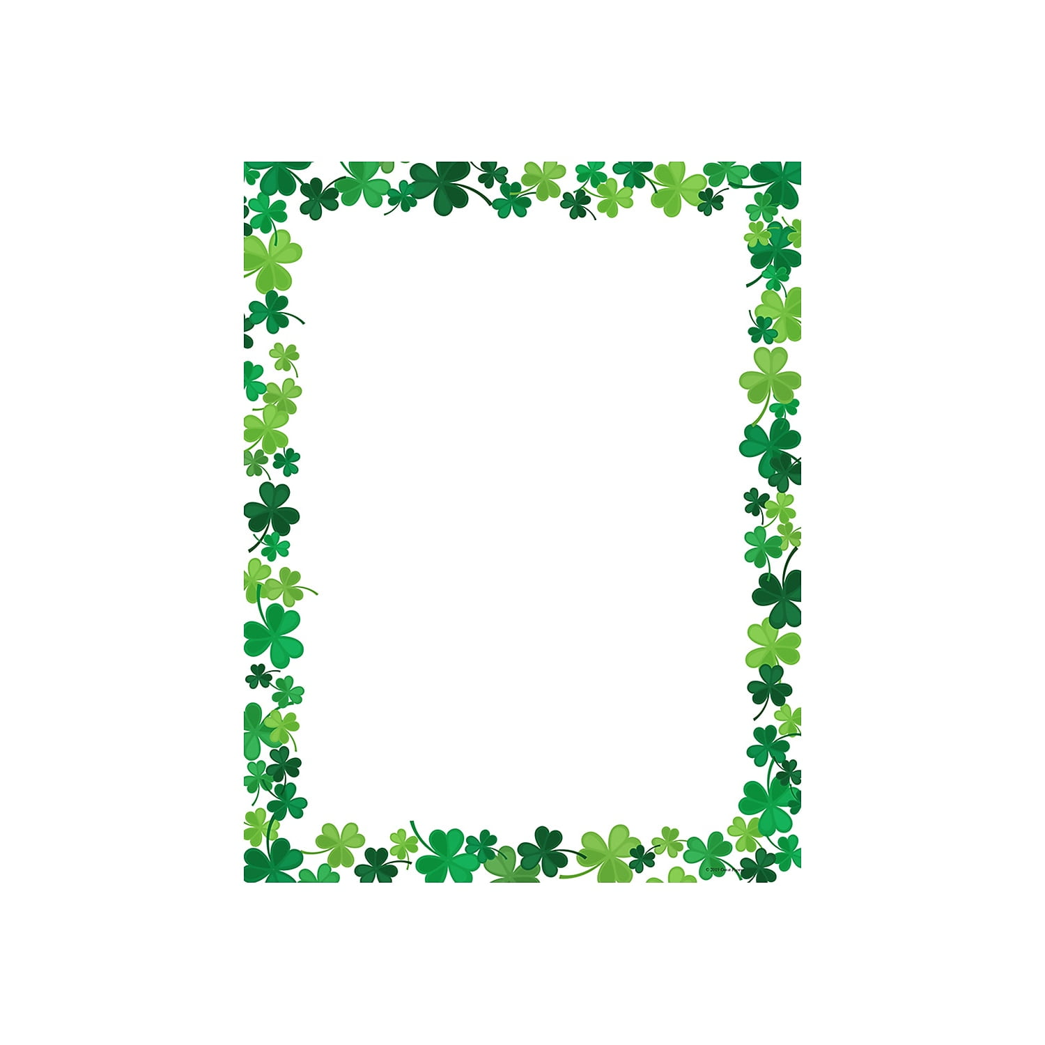 Great Papers! Jolly Shamrock Everyday Letterhead White/Green 80 Per ...