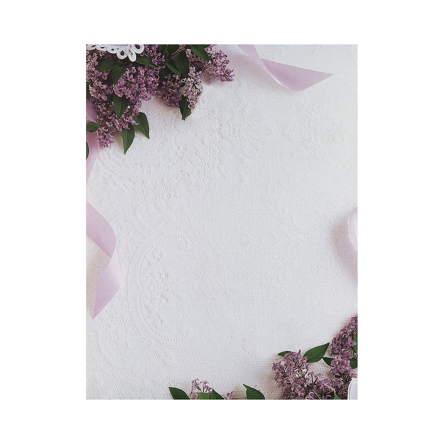 Great Papers Lilacs & Lace Letterhead 80 count 2014291 - Walmart.com