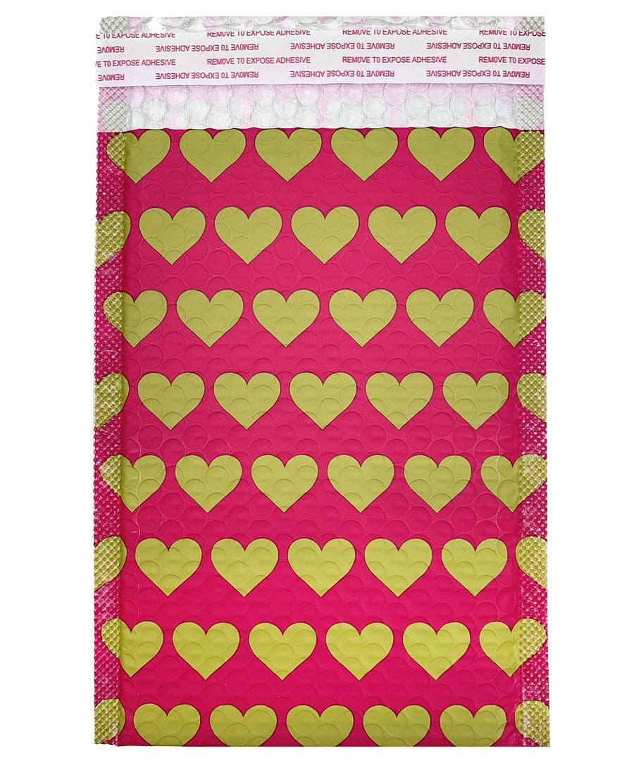 Great Papers! Mailer Padded Bubble, Kraft Heart, 6" x 9", Self-Seal, 25 ...