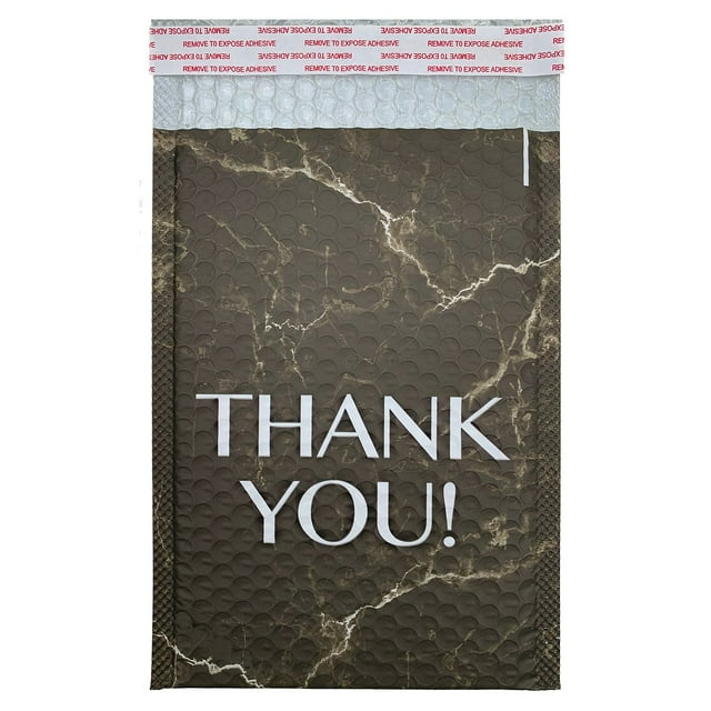 Great Papers! Mailer Padded Bubble, Kraft Thank You Marble, 6" x 9 ...