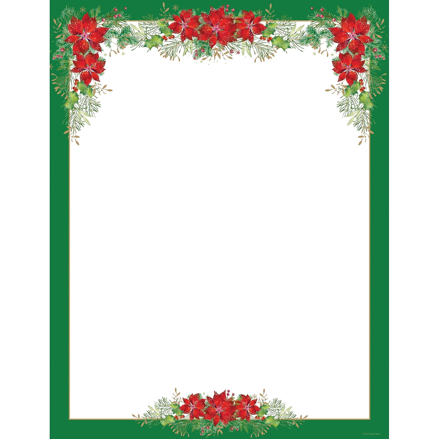 Great Papers! Poinsettia Valance Red/Green Energy Efficient Home Office ...