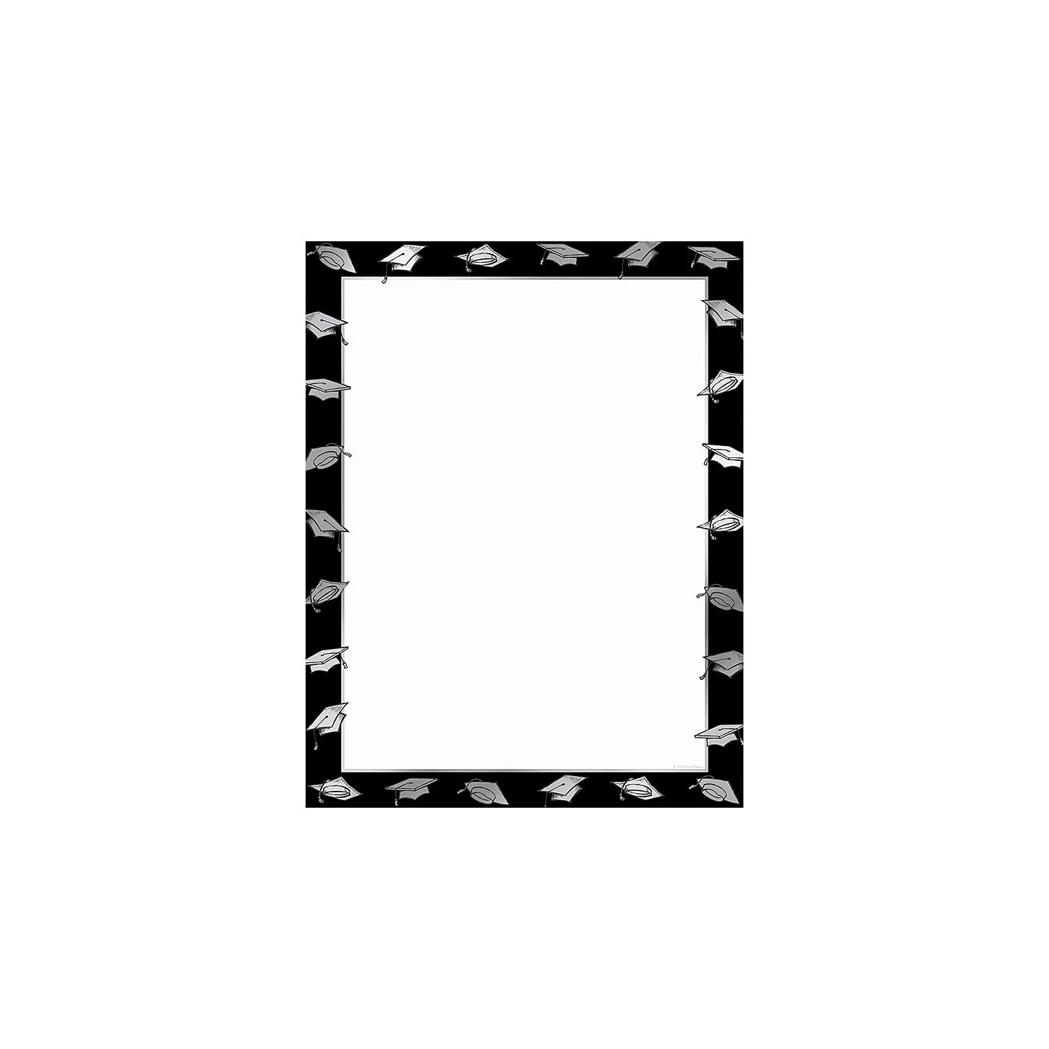 Great Papers Polished Grad Certificates 8.5" x 11" Black/White 40/Pack ...