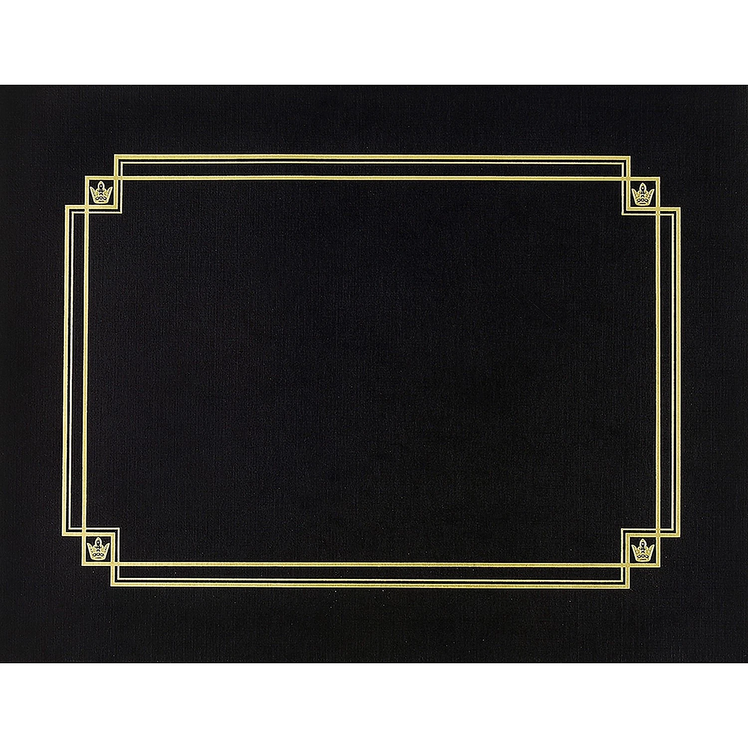 Great Papers Premium Textured Certificate Holder Black 938603 - Walmart.com