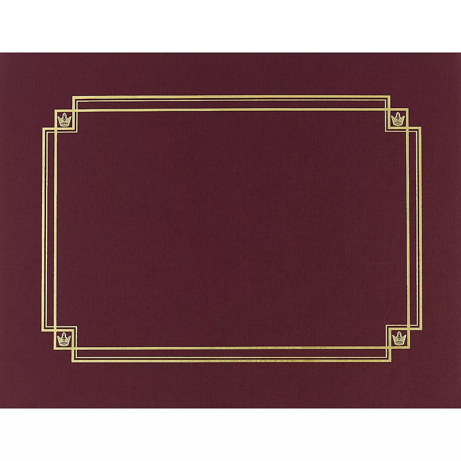 Great Papers Premium Textured Certificate Holder Burgundy 939503 ...