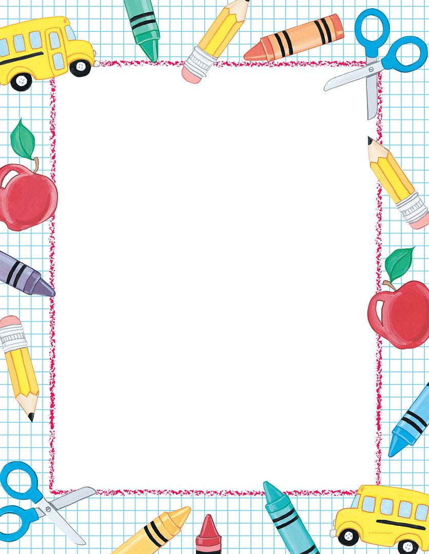 Great Papers! School Stuff Letterhead / 80 Sheets 8.5" x 11" Paper - Walmart.com