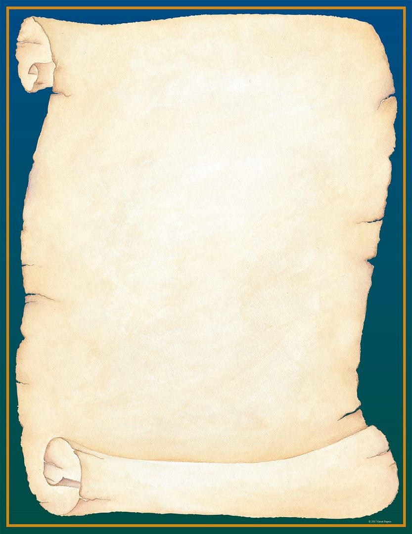 Great Papers Scroll Letterhead 80/Pack 2014338 - Walmart.com
