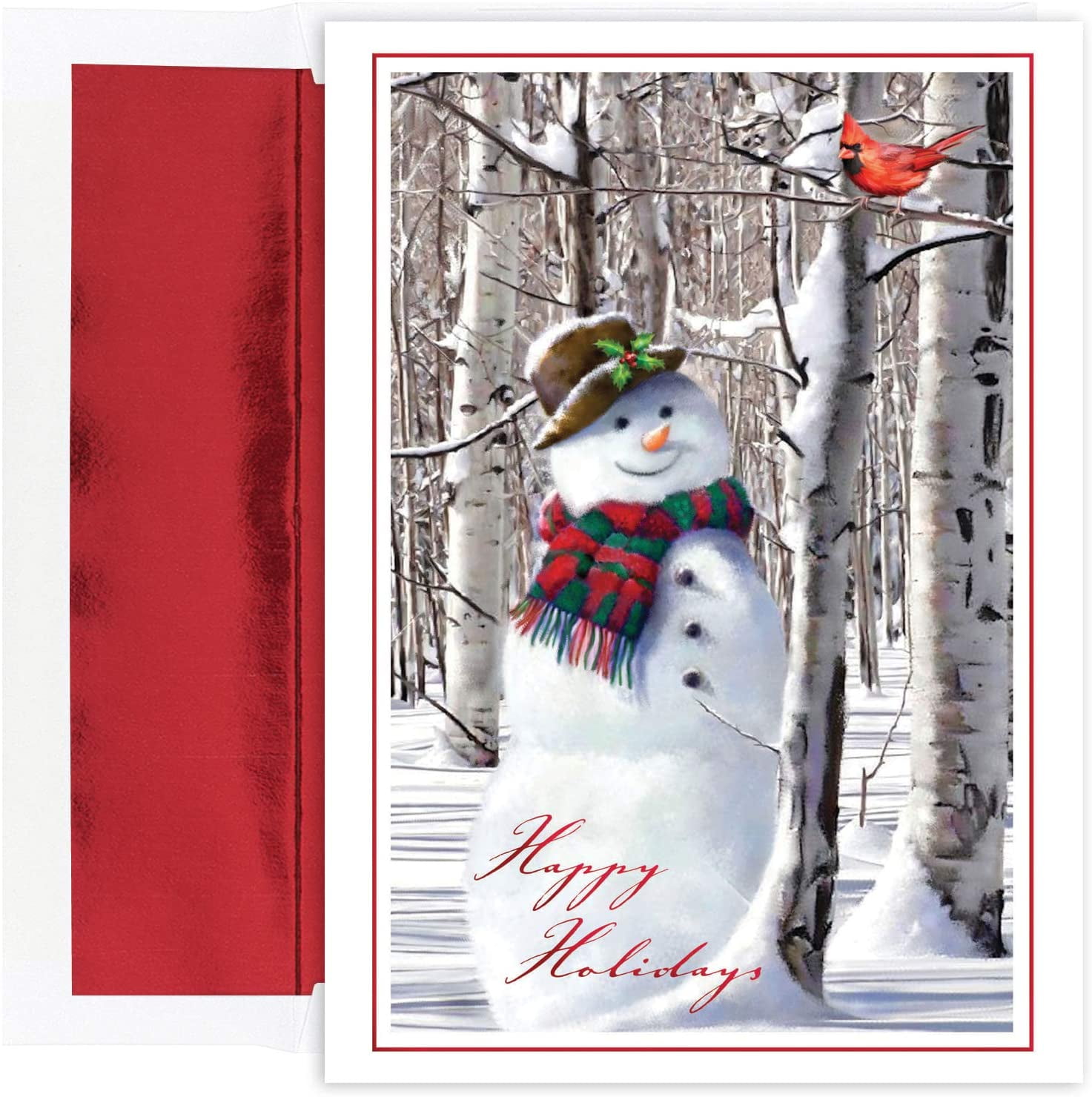 Snowman Cardinal