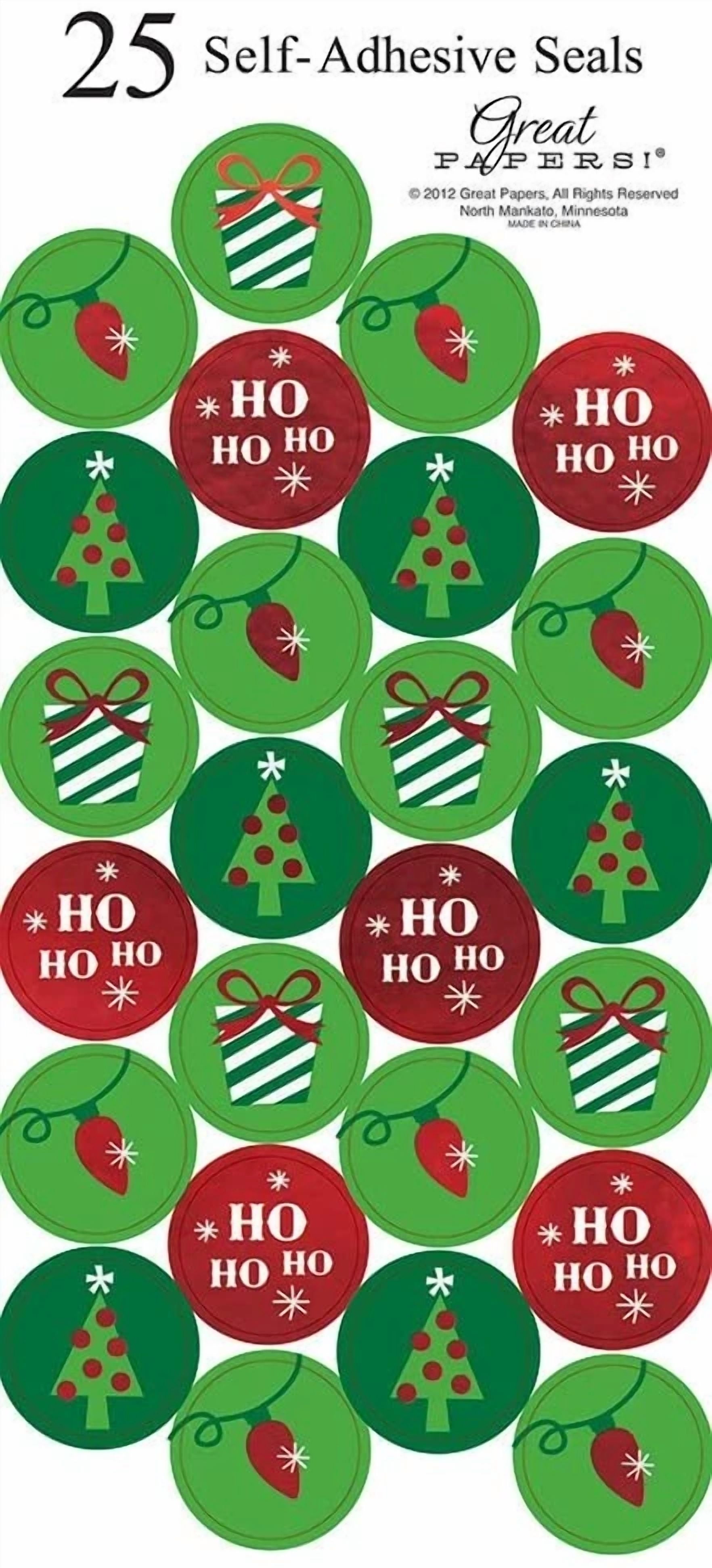 Great Papers! String Of Lights Foil Seals, 25 Count, 1" (2012329 ...