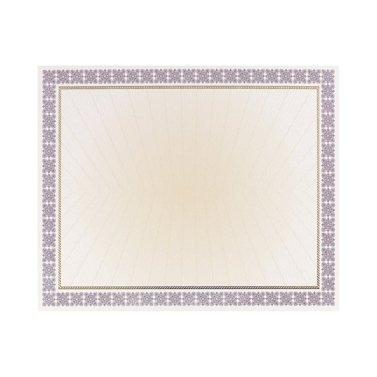 Great Papers! Westminster Purple Metallic Gold Foil Certificate, for ...
