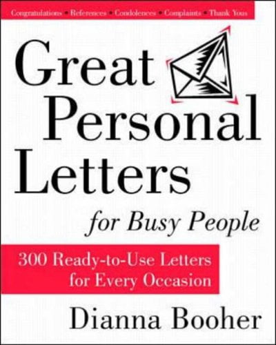 Pre-Owned Great Personal Letters for Busy People: 300 Ready-to-Use ...