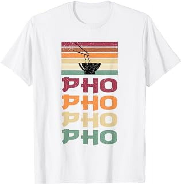 Great Pho Retro Design Food Lover Pho Soup T-Shirt - Walmart.com