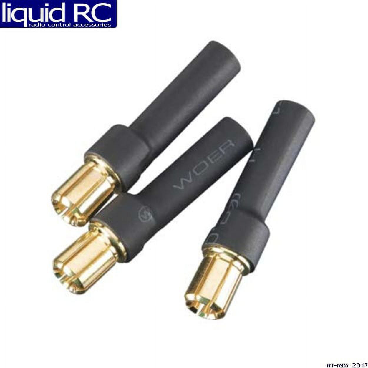 Great Planes MM3119 6mm Male/4mm Female Bullet Adapter (3) - Walmart.com