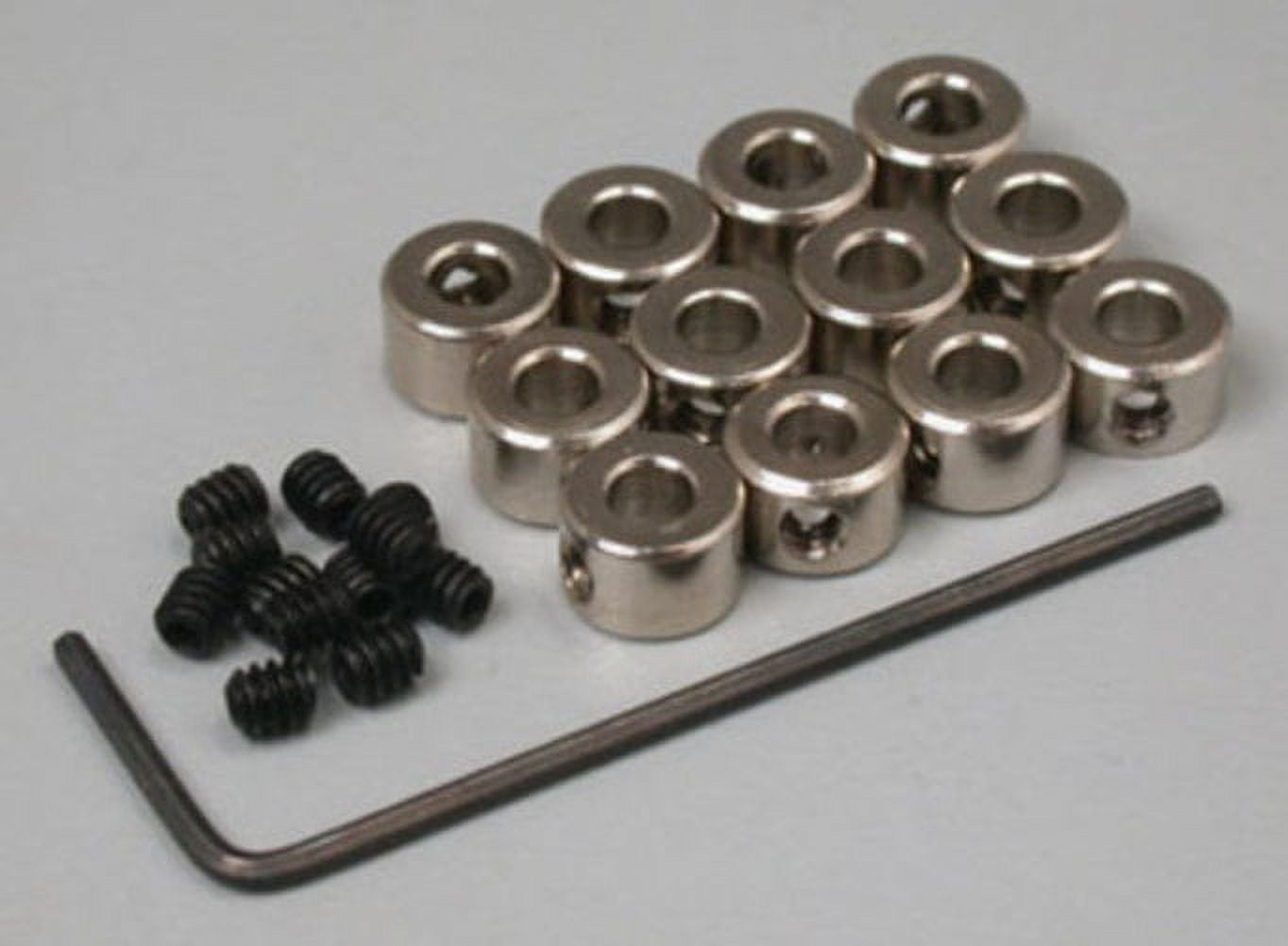 Great Planes Plated Wheel Collars 1/8 12 GPMQ4305 Wheels Gear Retracts ...