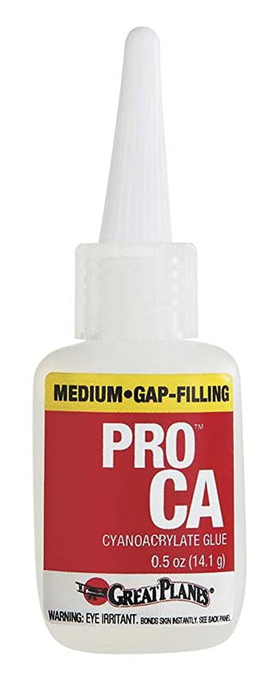 Great Planes MR6007 Great Planes Pro Ca+ Glue Medium 1/2 Oz - Walmart.com