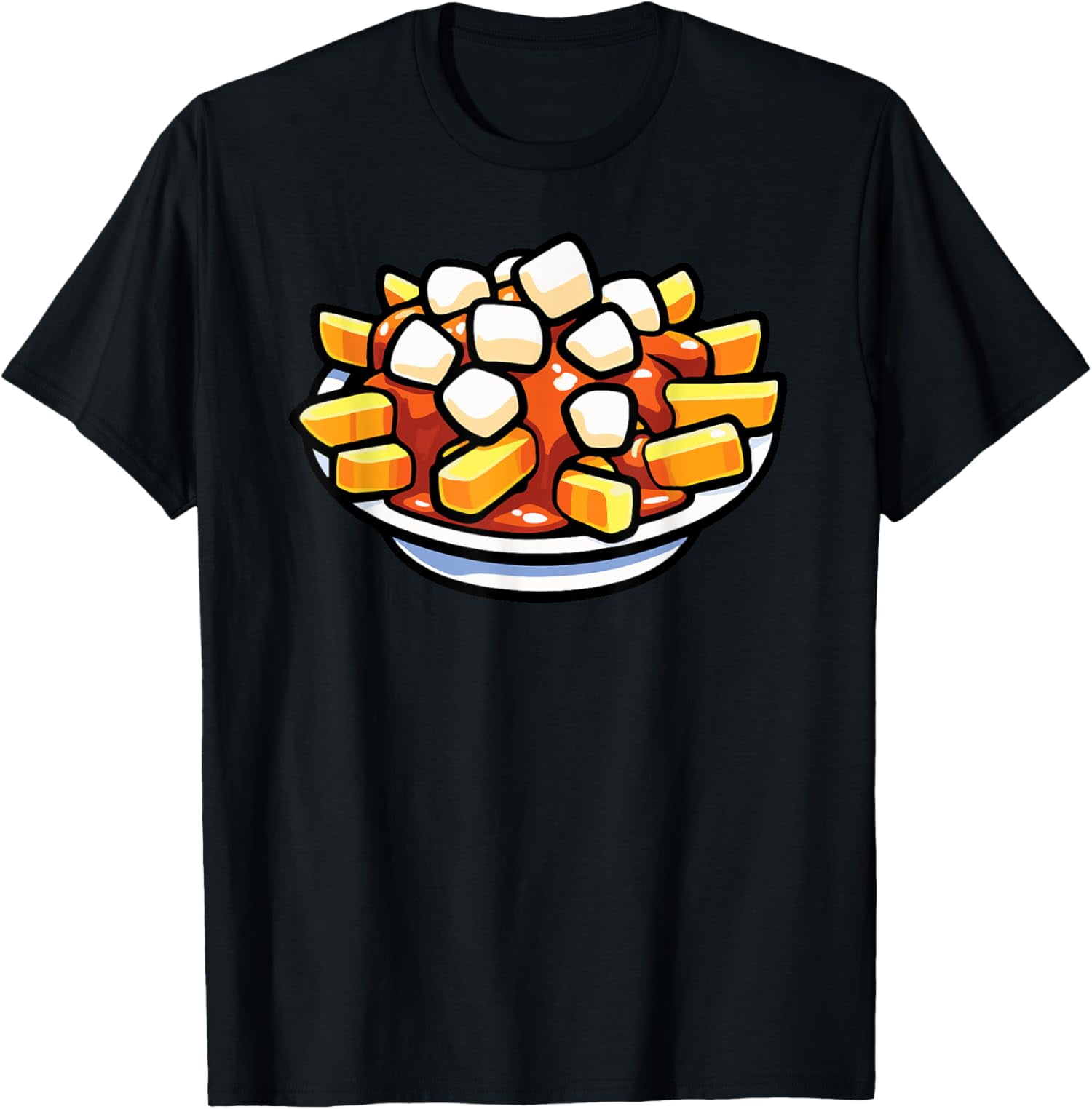 Great Poutine With French Fries And Gravy T-Shirt - Walmart.com