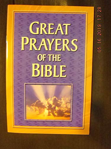Pre-Owned Great Prayers of the Bible Paperback - Walmart.com