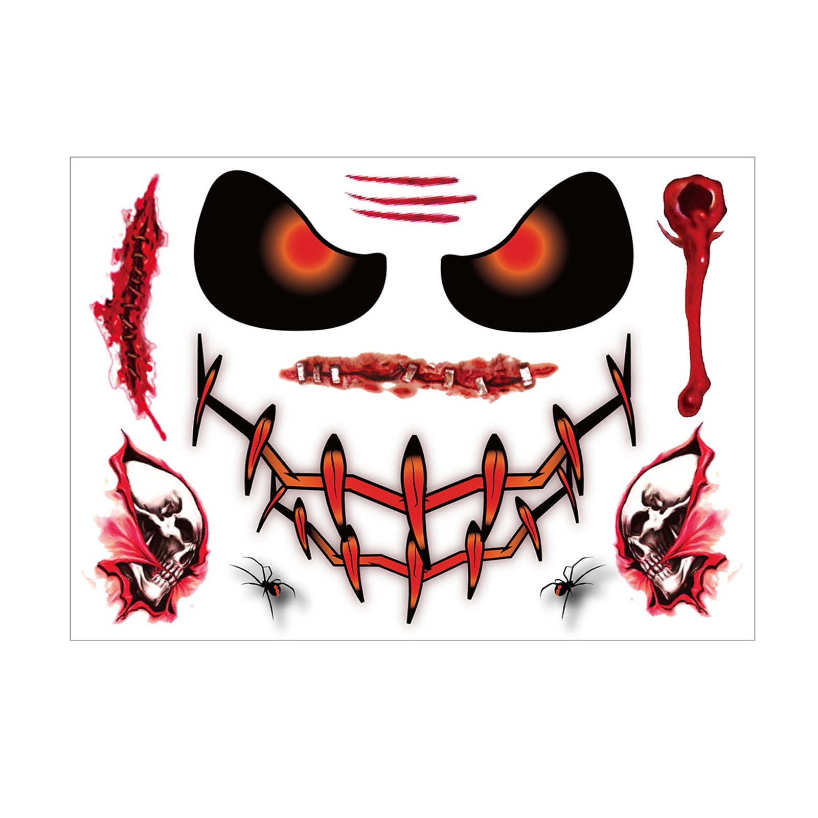 Great Promotion Bat Halloween Skin Stickers Wound Skin Stickers ...