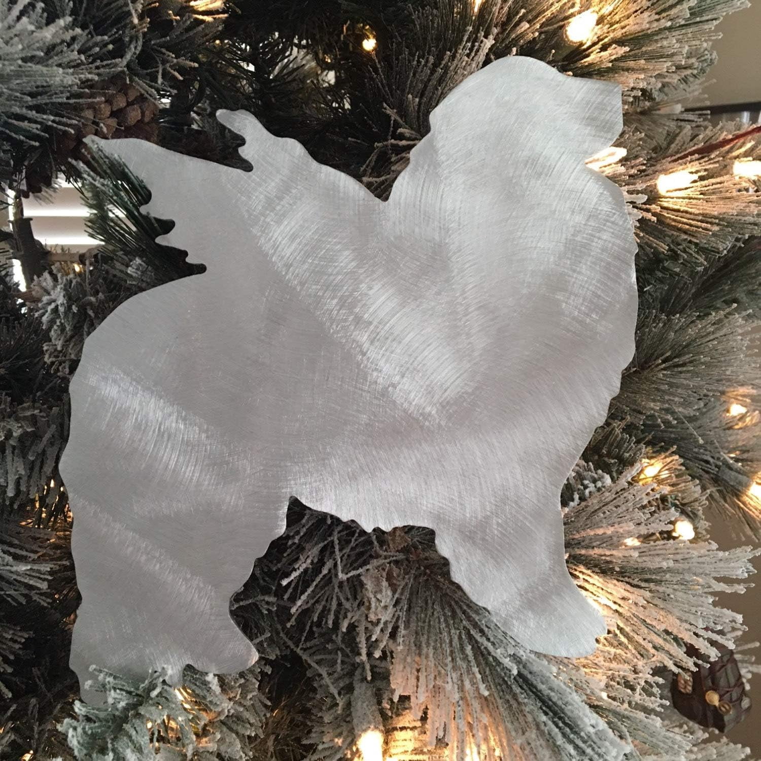 Great Pyrenees, Angel, Dog Christmas Tree Topper, Wreath Decoration ...