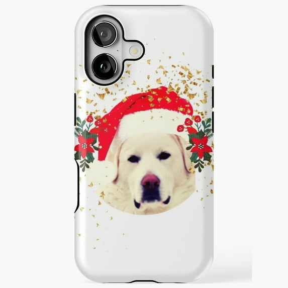 Great Pyrenees Christmas Dog Case for iPhone 11 12 13 14 15 16 17 Pro ...