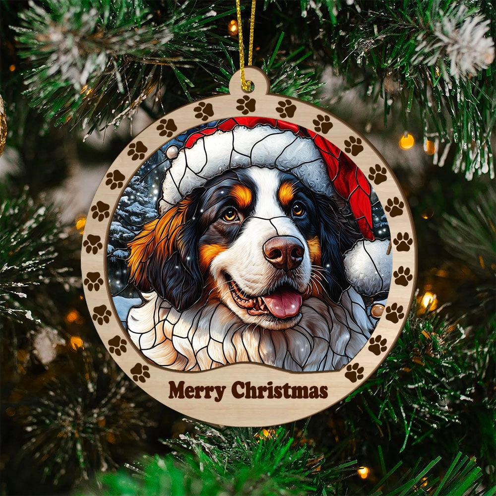 Great Pyrenees Christmas Dog Ornament, Great Pyrenees Dog Christmas ...