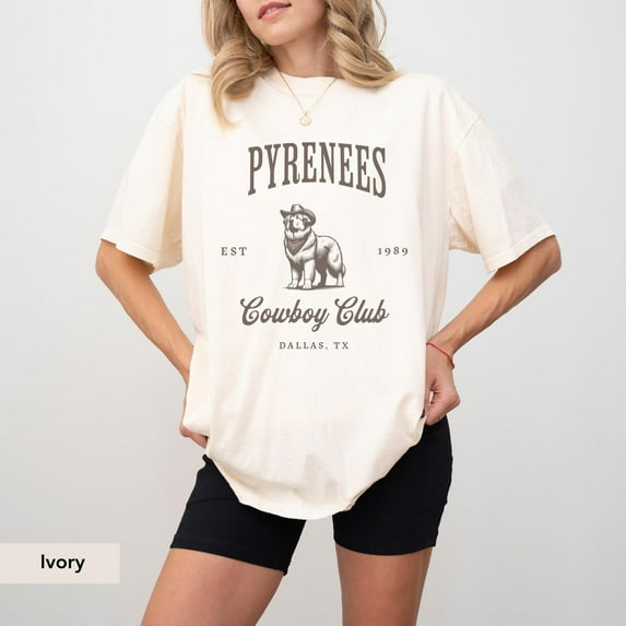Great Pyrenees Cowboy Club Shirt, Pyrenees Shirt, Pyrenees , Great ...