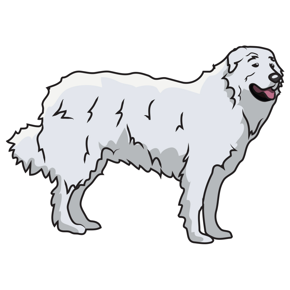 Great Pyrenees Decal | Indoor/Outdoor | Dog Lover Super Cute Sticker ...