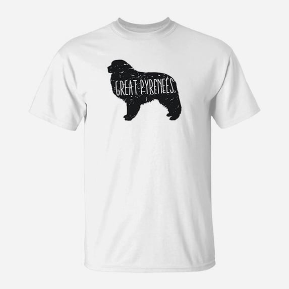 Great Pyrenees Dog Silhouette TShirt - Walmart.com