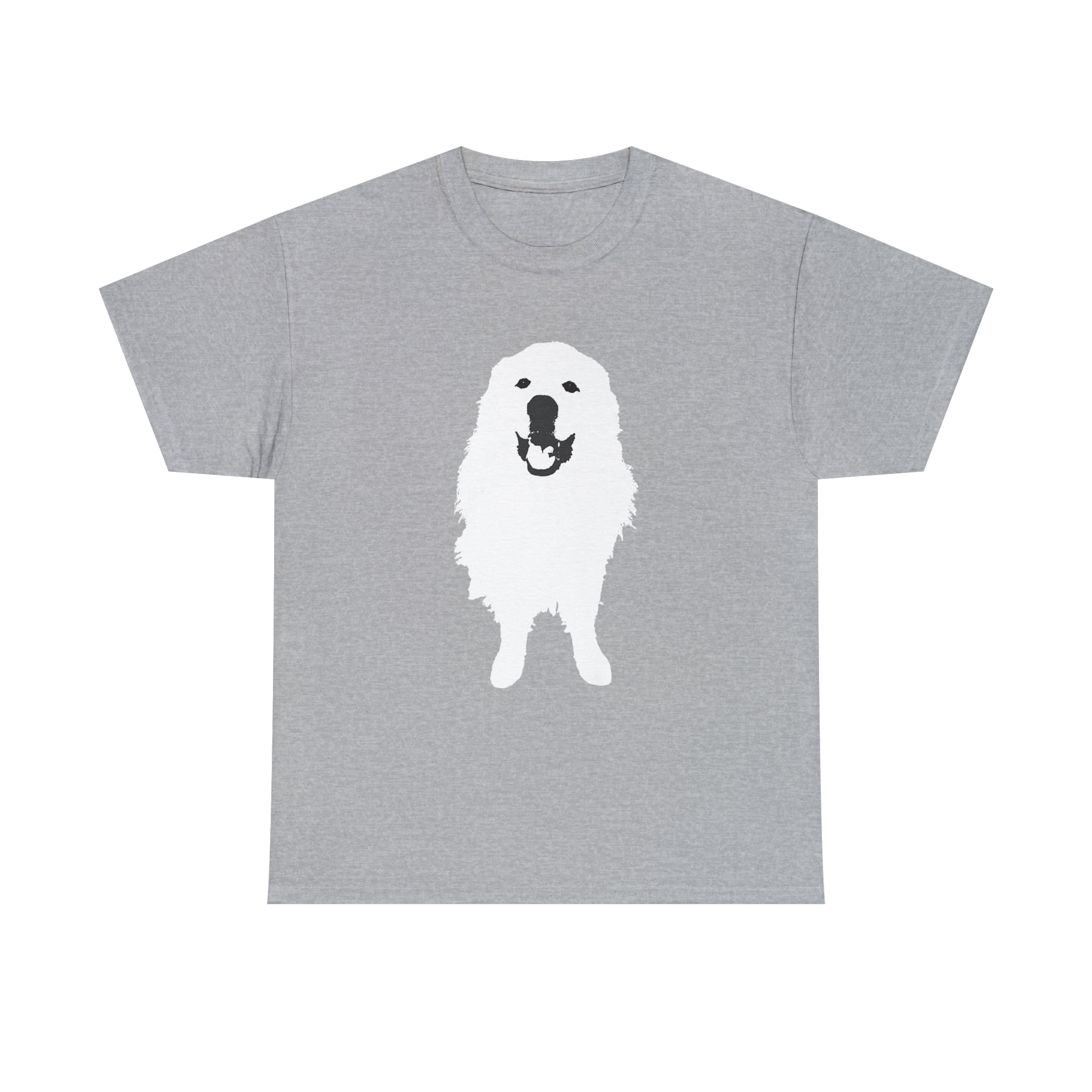 Great Pyrenees Dog Smiling T-shirt - Walmart.com
