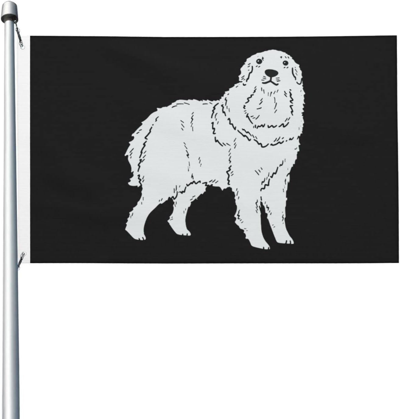 Great Pyrenees Flag 3x5 Ft Outdoor Decoration Banner Yard Flag With ...