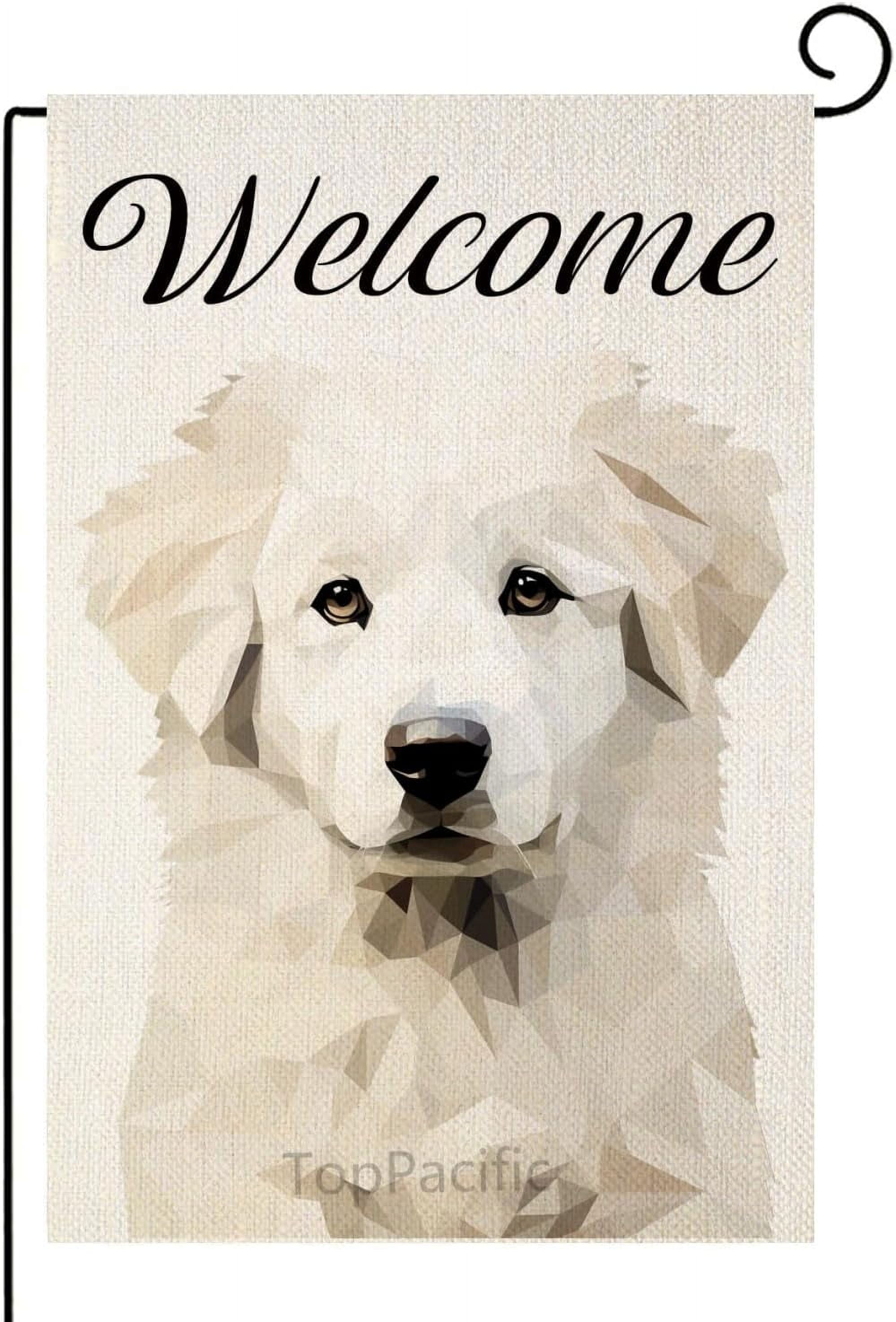 Great Pyrenees Garden Flag Summer Flag Spring Autumn Welcome Yard Flag ...