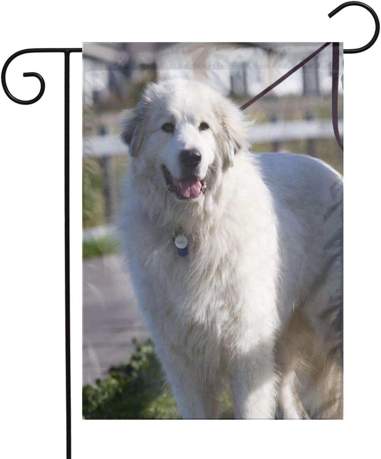 Great Pyrenees Garden Flags House Indoor & Outdoor Holiday Decorations ...