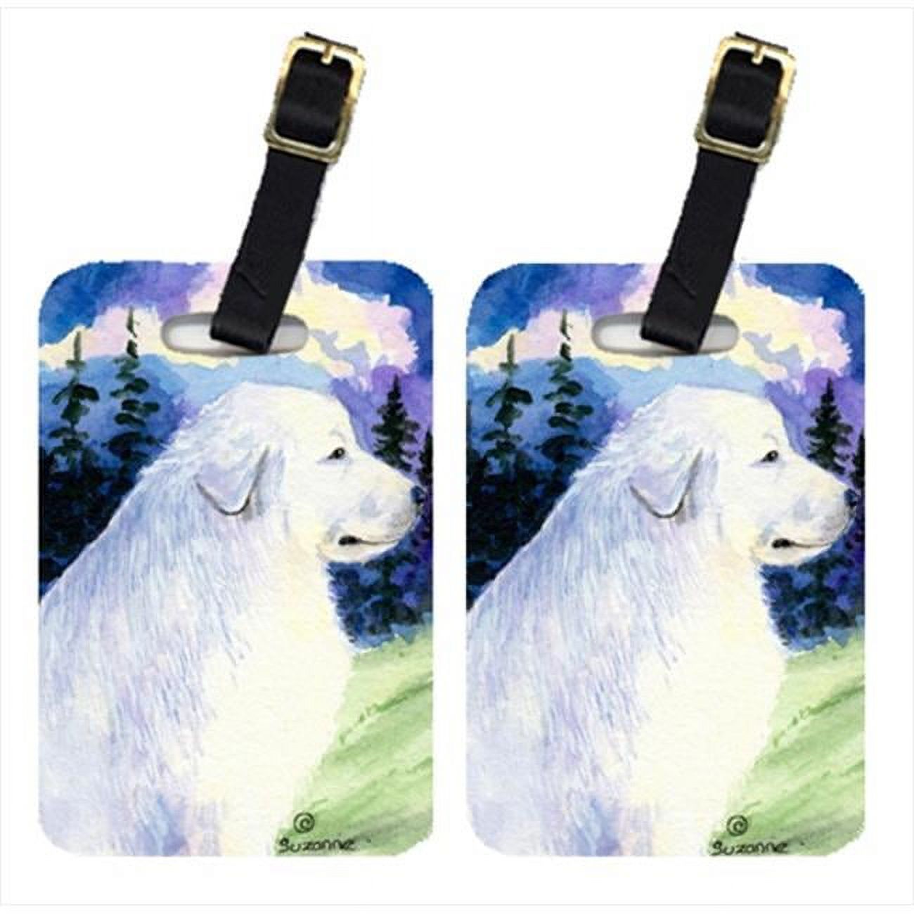Great Pyrenees Luggage Tag - Pair 2, 4 x 2.75 In. - Walmart.com