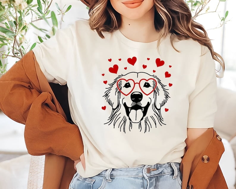 Great Pyrenees Valentine T-shirt, Pyrenees Mom Tee, Dog Lover Tee ...