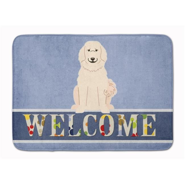 Great Pyrenese Welcome Machine Washable Memory Foam Mat - Walmart.com