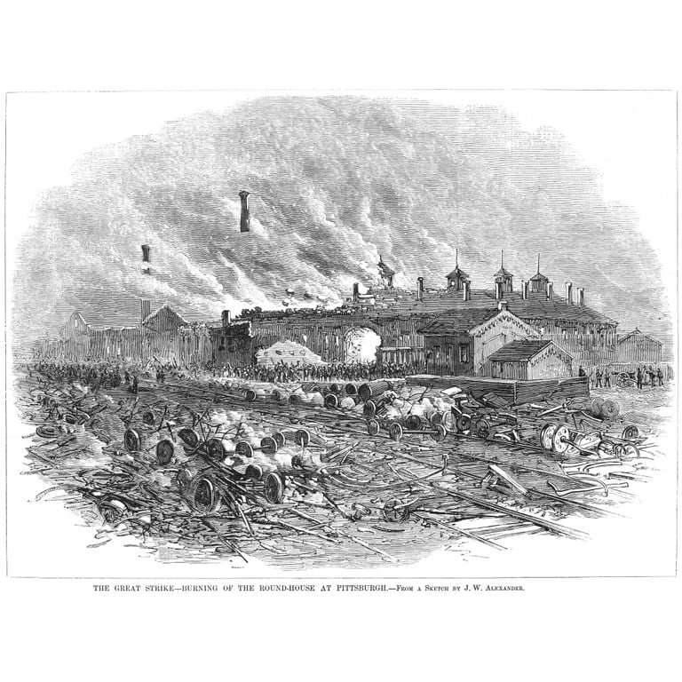 Great Railroad Strike 1877 Newspaper