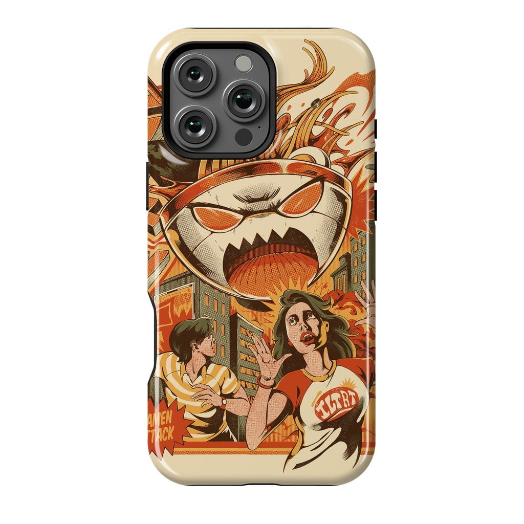Great Ramen Attack Tough Case Fun Food Art for Your iPhone 11-17 Series ...